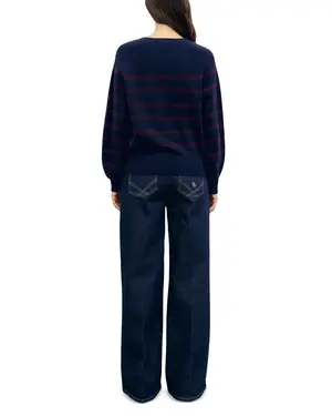 Gerard Darel Reny Wool Shoulder Button Sweater