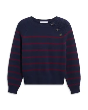 Gerard Darel Reny Wool Shoulder Button Sweater