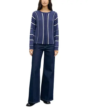 Gerard Darel Gerard Durel Ricki Cashmere Striped Sweater