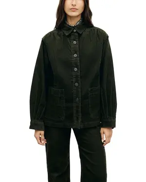 Gerard Darel Jena Cotton Stretch Corduroy Shirt