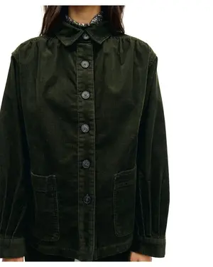 Gerard Darel Jena Cotton Stretch Corduroy Shirt