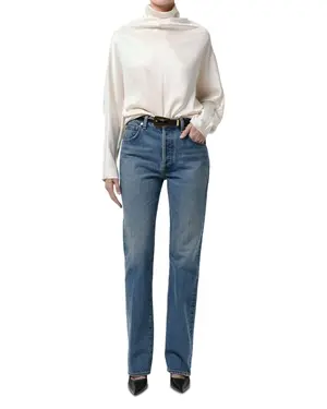 Citizens Of Humanity Ilaria Draped Long Sleeve Top