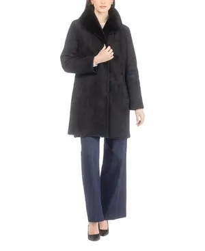 Gorski Merino Shearling Lamb Stroller With Belt