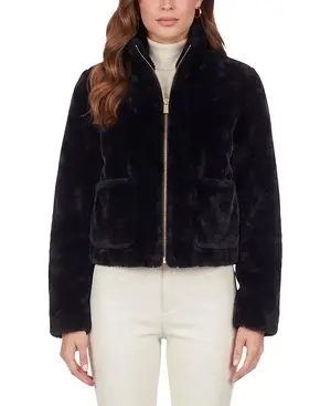 Gorski Merino Shearling Lamb Jacket Black