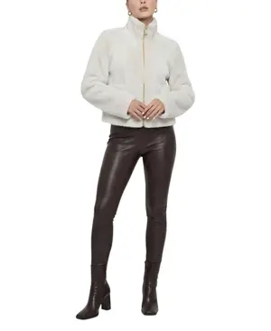 Gorski Merino Shearling Lamb Jacket - Cream
