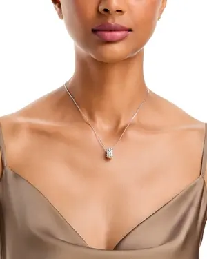 Roberto Coin 18k Diamond Cobra Rondelle Necklace