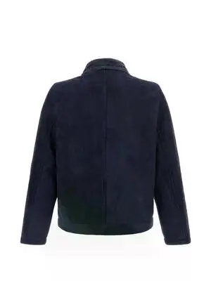 GIORGIO BRATO Shearling-collar Leather Jacket