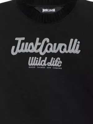 Just Cavalli Logo-embroidered Sweater