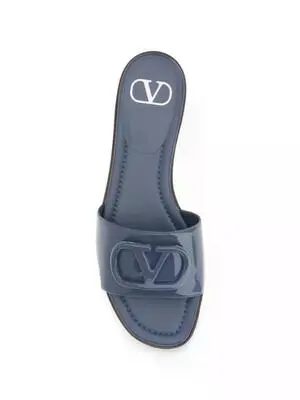 Valentino Garavani Vlogo Signature Patent Leather Sandals