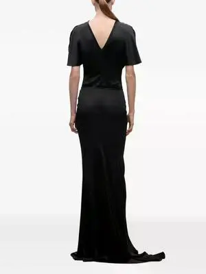 Victoria Beckham Isabella Ruched Maxi Skirt