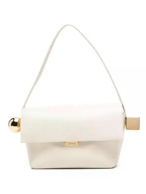Jacquemus Rond Carré Leather Shoulder Bag