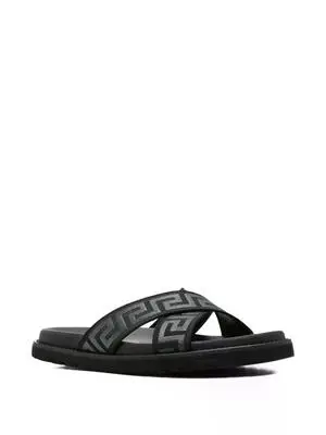 Versace Greca Crossover Sandals