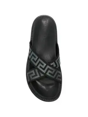 Versace Greca Crossover Sandals