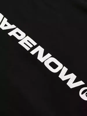 AAPE BY *A BATHING APE Moonface Logo Embroidered Sweater
