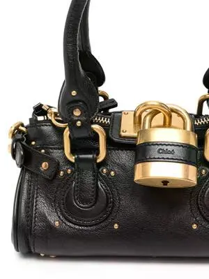 Chloé Paddington Leather Shoulder Bag - Black