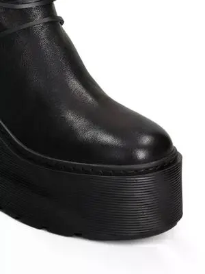 VIC MATIE Rock Wrap-around Platform Ankle Boots