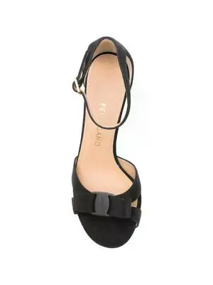 FERRAGAMO Vara Bow Sandals - Black