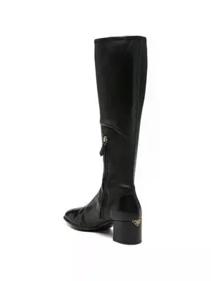 Prada Logo-plaque Knee-high Boots
