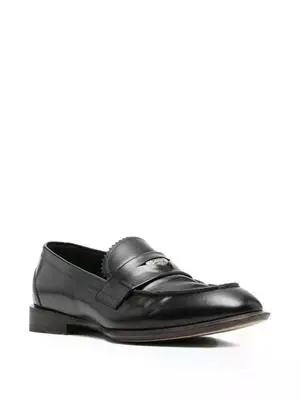 Alexander McQueen Coin-embellished Penny Loafers