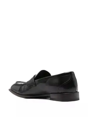 Alexander McQueen Coin-embellished Penny Loafers