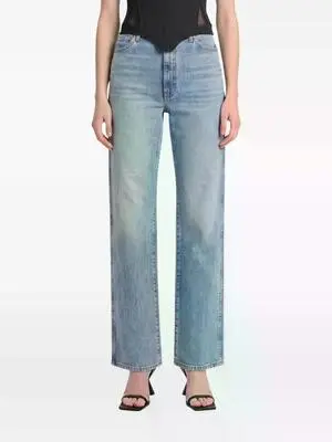 Khaite Danielle Stovepipe Stretch Jeans