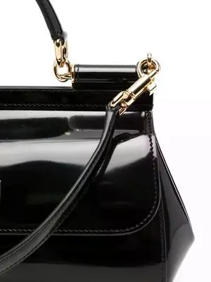 Dolce & Gabbana Sicily Leather Tote Bag