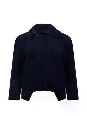 Victoria Beckham Asymmetric Collar Sweater