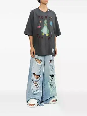 Mihara Yasuhiro Leon Doodle Printed T-shirt