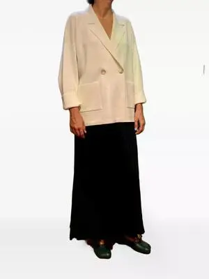 GRAN SASSO Double-breasted Knit Blazer