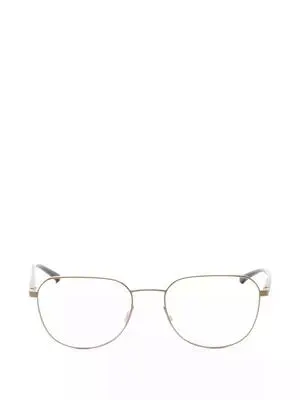 Porsche Design Geometric-frame Glasses - Gold