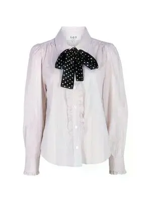 Sea Declan Ruffled Striped Shirt