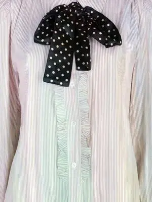 Sea Declan Ruffled Striped Shirt