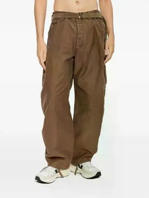 Sacai Belted Loose Fit Cargo Trousers