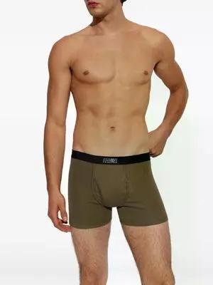 MAISON MARGIELA Logo-print Boxers - Green