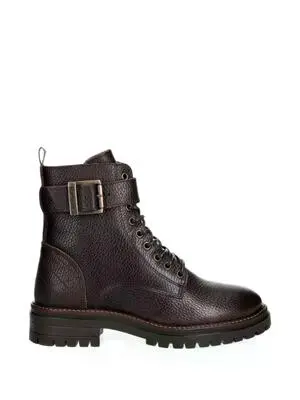 Barbour Heidi Commando Buckle-strap Lace-up Boots