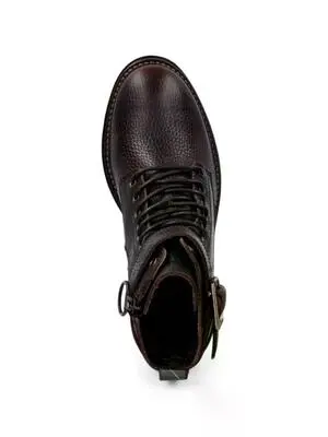 Barbour Heidi Commando Buckle-strap Lace-up Boots