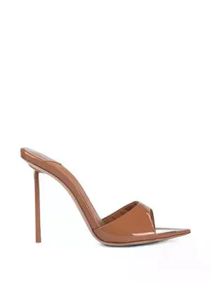 LE SILLA Bella Patent Leather Pointed Toe Stiletto Sandals