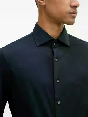 Michael Kors Logo-embroidered Long-sleeve Shirt