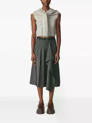 Monse Sleeveless Sweater With Integrated Scarf