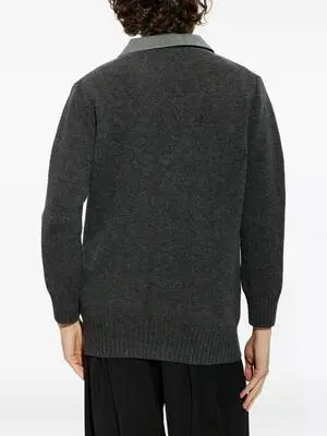 Sacai Double-breasted Panel Cardigan