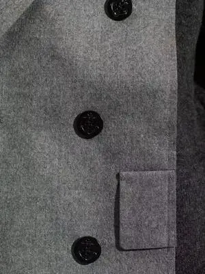 Sacai Double-breasted Panel Cardigan