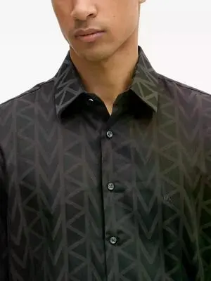 Michael Kors Monogram-print Long-sleeve Shirt