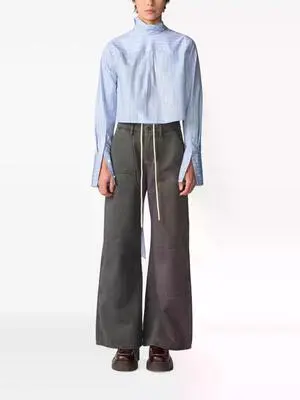 Monse Washed Double-waistband Jeans