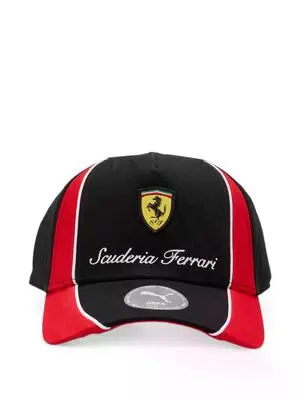 PUMA Ferrari Logo-patch Baseball Cap - Black