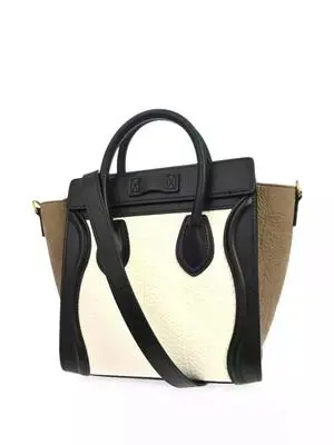 Celine 1990-2000s Nano Luggage Tote Bag