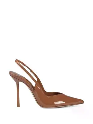 LE SILLA Vivienne Patent-leather Slingback Pumps