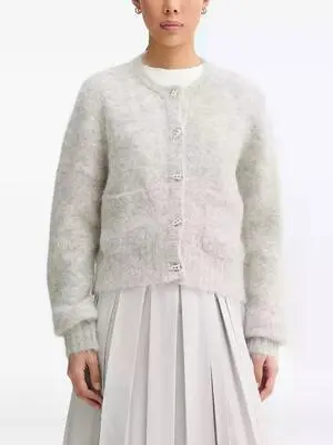 Munthe Nolocca Toggle-fastening Knit Cardigan - Grey