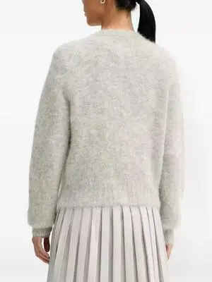 Munthe Nolocca Toggle-fastening Knit Cardigan - Grey