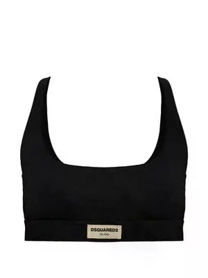 Dsquared2 Logo Bralette - Black