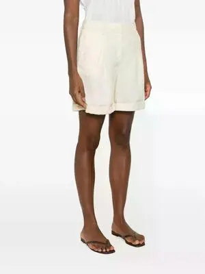 MAISON123 Tunguy Pleated Turn-up Shorts